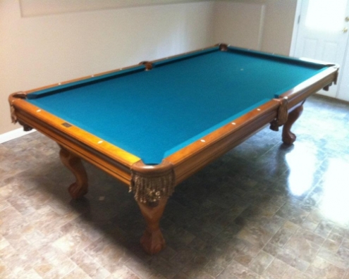 Beaver Pond Disassemble Pool Table
